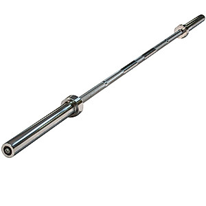 Body-Solid Olympic Bar Rod with Heavy Duty Grade Construction for Weights Lifting Equipment, Strength Training and Fitness Workouts For Home Gym Dumbbell Barbell, 44LB 7FT