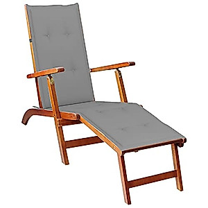 imasay Deck Chair Cushion Gray (29.5"+41.3") x19.7"x1.2"