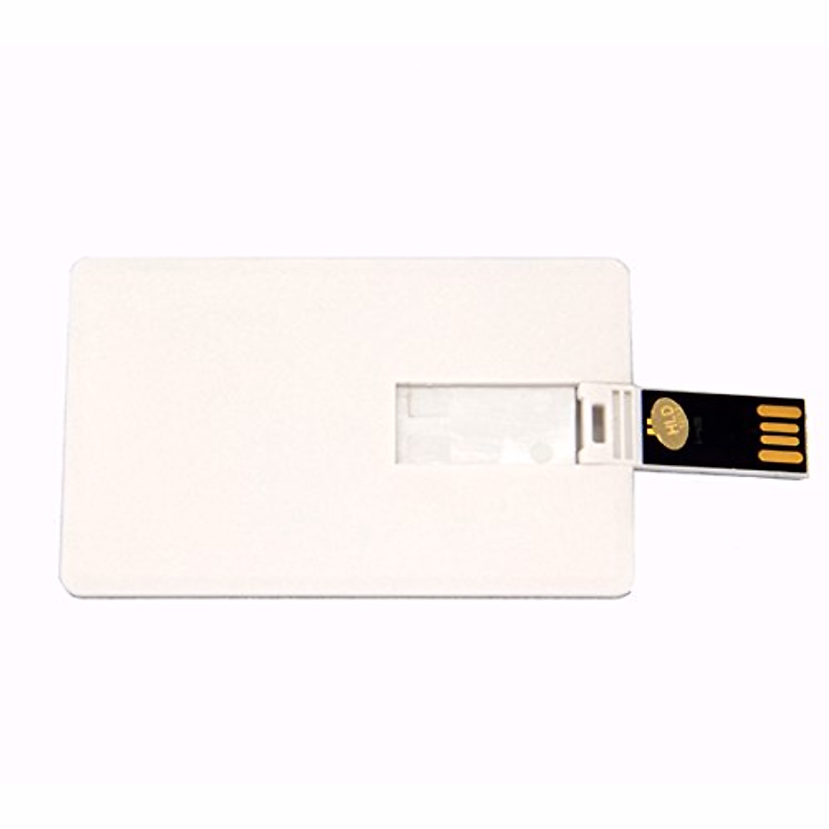 Wafer USB Bussiness Card Flash Drive Blank DIY Memory Stick Wholesale Bulk Pack 10 (1GB, White)