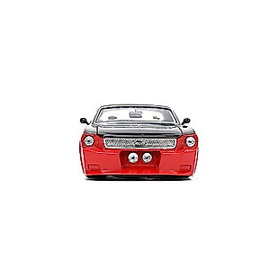 Jada Toys Big Time Muscle 1:24 1965 Ford Mustang Die-Cast Car (Red/Black)