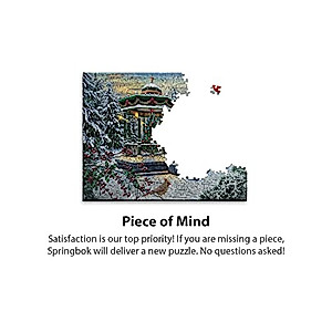 Springbok 1000 Piece Jigsaw Puzzle Holiday Gazebo - Made in USA