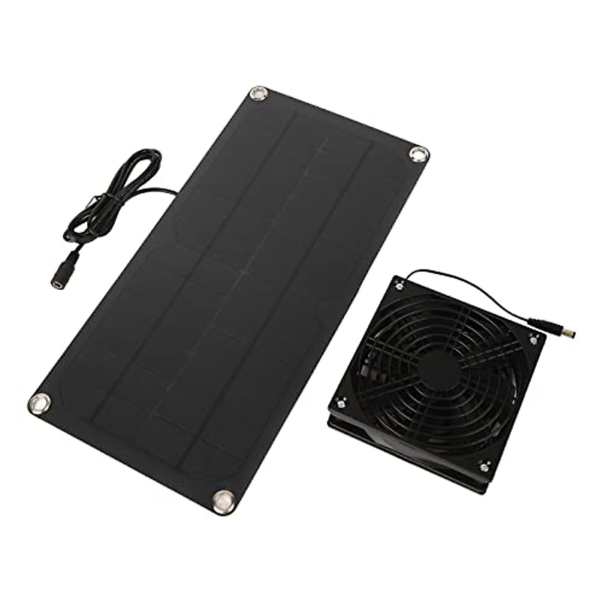 Solar Panel Fan Kit Greenhouse Household Supply Pet Chicken 20W 20W Without Function for Pet Fanner Greenhouse Garden Solar Panels