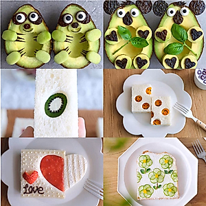 Cookie Cutters Tool Set, 24Pcs Small-scale Cookie Molds for Baking and Cooking, 8 Shapes Metal Biscuit Cutters for Festivals and Daily Use, Applies to Dough, Fruits, Vegetables, Bento Decor