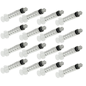 AmeriCan Goods 100/Pack Dental Plastic Syringes 6ml (6cc) with Luer Lock Tip (No Needle) Irrigation Syringes