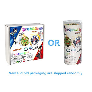 Aimoly Bey Battle Tops Light Up Battling Tops and Launcher Evolution Attack Pack 2 Pack (Style Random)