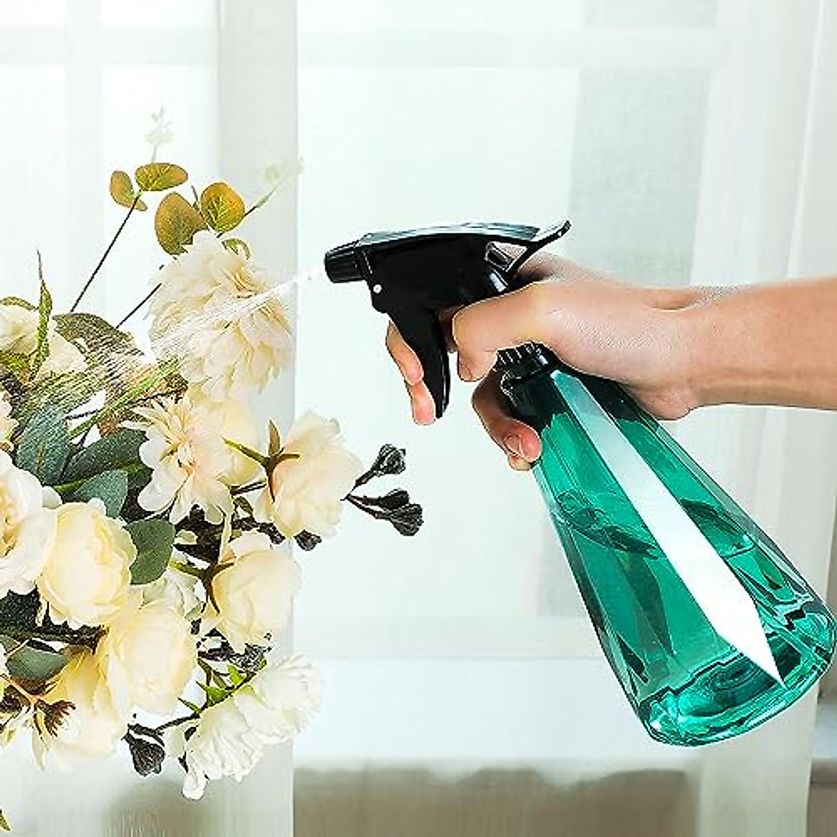 NAGRIS Empty Bottle 17Oz Plant Flower Watering Cans Manual Water Pot Household Garden Watering Tools Refillable Sprayer Atomizer