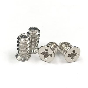 10Pcs 6#-32 * 6 Thread Teeth Computer PC Case Cooling Fan Toolless Adjustment Screw Thumbscrews Thumb Screw M3.5 KB M5x10 (20Pcs)1