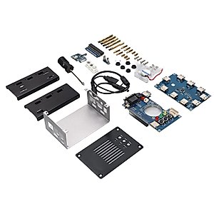 Jeankak Mister FPGA Metal Housing Kit, 32Mb SDRAM Board with Tutorial, USB Hub V2.1 Io Board Metal Housing Set for Simulates Game Consoles, Computers, and Arcade Boards
