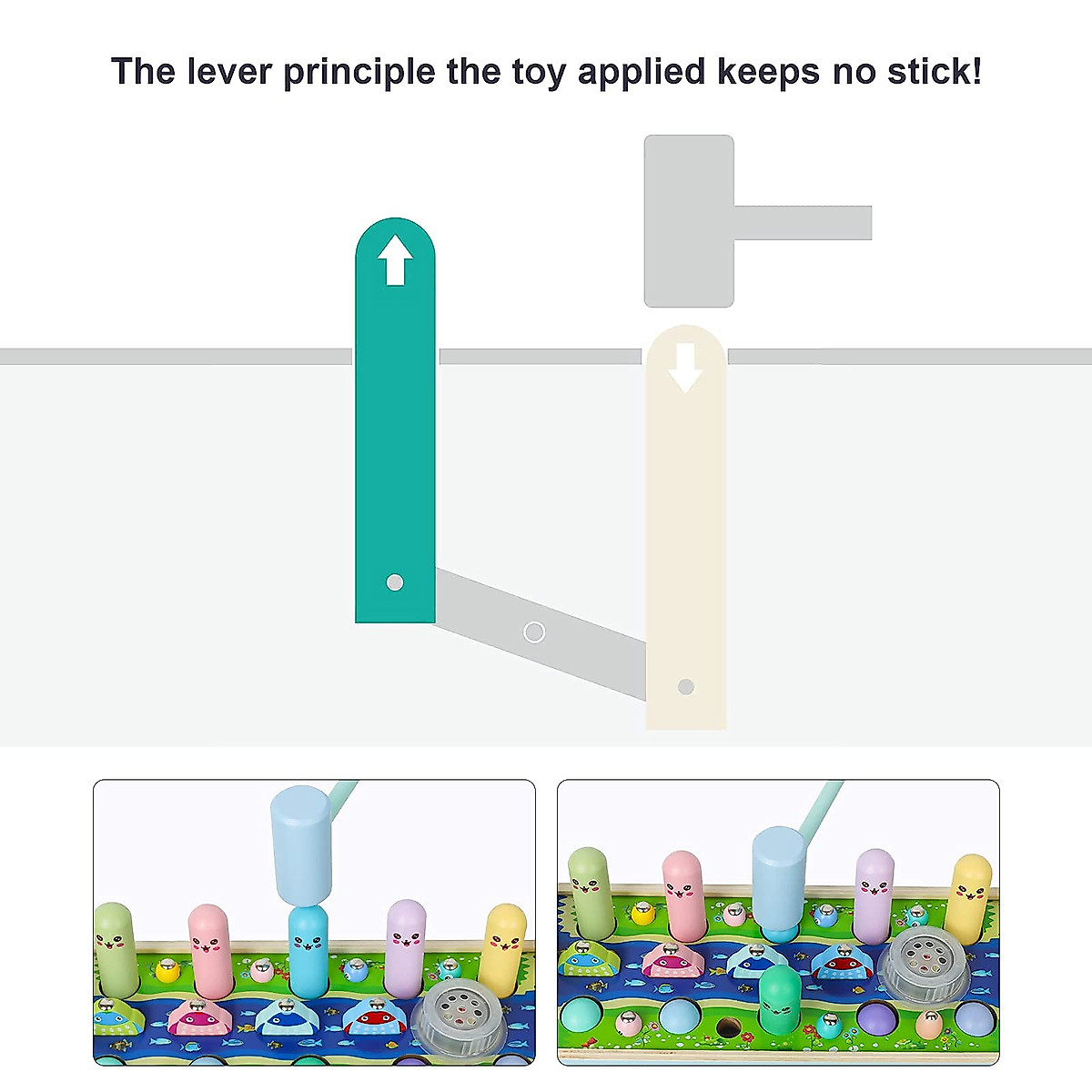 Rabing Wooden Pounding Bench ，8-in-1 Wooden Musical Hammer Toy with Xylophone ，Montessori Learning Toys with Wooden Hammer ，Wooden Activity Cubes,Music Education Puzzle Games Toys for Toddlers 1-3