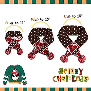 Little Mogwai Christmas Dog Bandanas Scarf Bibs Kerchief-，Pet Holiday Birthday Costumes Gift for Small Medium Large XL Size Dogs&Cat（Large）…