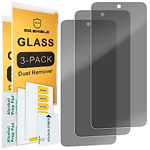 Mr.Shield [3-Pack] Privacy Screen Protector For Motorola Moto G 5G (2023) [Tempered Glass] [Anti Spy] Screen Protector