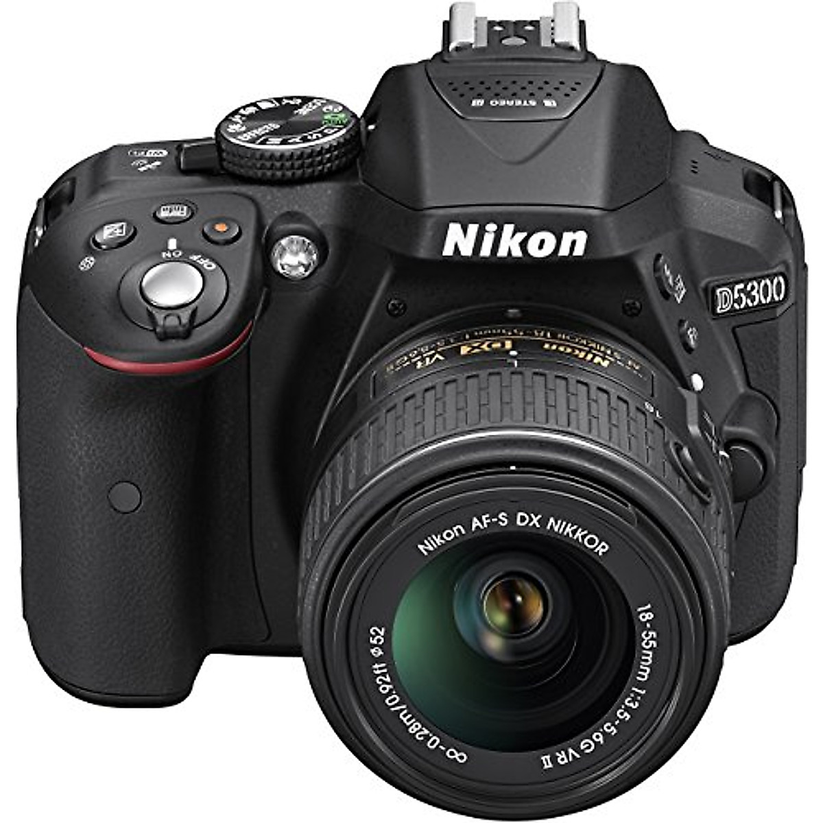 Nikon D5300 Digital SLR with 18-55mm VR II Compact Lens Kit - Black (24.2 MP) 3.2 inch LCD