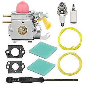 Savior C1U-W18 Carburetor for Poulan Weed Eater Featherlite FL20 FL20C FL25C FL26 FX26S FX26SC FX265 XT260 SST25 SST25C String Trimmer 530071752 530071822 545081808 530071750