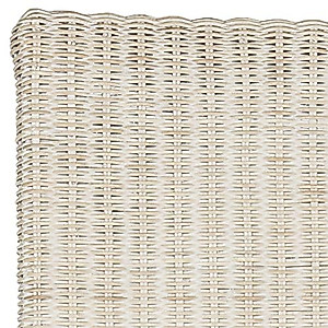 Safavieh Home Collection Arjun Grey Wicker 18-inch Dining Chair