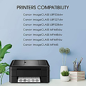 MasaiMara Compatible Toner Cartridge 057 Replacement for Canon 057 Cartridge 057 057H Toner for Canon ImageCLASS LBP226dw LBP227dw LBP228dw MF445dw MF448dw MF449dw MF445 – with Chip (Black, 2-Pack)