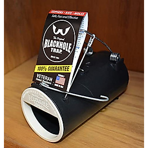 Blackhole Trap - The Original Blackhole Mole, Rodent & Gopher Trap, Spring Loaded, Easy to Use, Reusable Dark Trap Hole for Eliminating Pests in All Yards