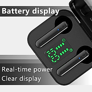 Earbuds Bass Earphones with Microphone Stereo in Ear Earbud Headphones with Mic and Volume Control Headset 3.5 mm Plug Compatible Multiple Audio Devices 3.9 Ft Black