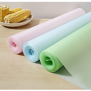 YTGZS Shelf Liners for Kitchen Cabinets Refrigerator Liners Kitchen Cupboard Liner Durable EVA Material Fridge Liner 40cmx500cm,16 Styles to Choose from,N