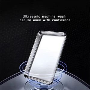 N&S AMOCWJ Food Grade Cookie Sheet with Wire Rack, Half Baking Pan for Oven Cooking, Stainless Steel Rimmed Tray Cooling Roasting Broiling Bacon Meat Steak - Dishwasher Safe (XL), Silver