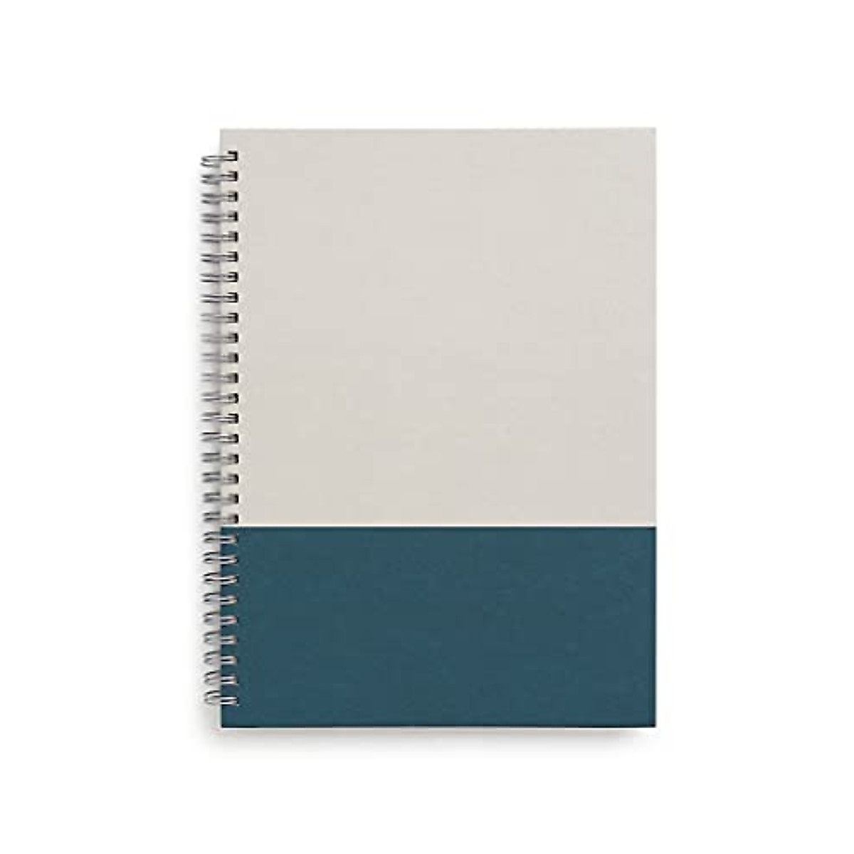 TRU RED 24383525 Medium Hard Cover Ruled Notebook, Gray/Teal