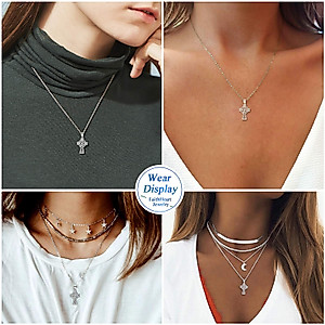 FaithHeart Cross Celtic Knot Necklace Sterling Silver Vintage Irish Jewelry Women Celtic Pendant Amulet Charms with Brand Packaging