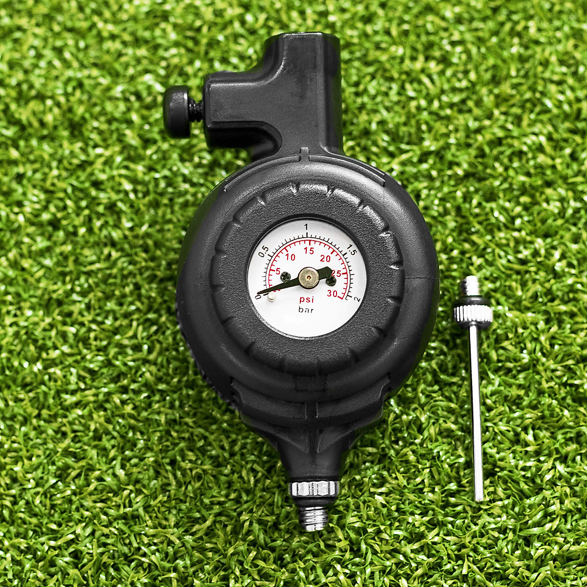 Ball Pressure Gauge Reader – Analog Pressure Reader Football Pressure Gauge with PSI and BAR Readings [Net World Sports]