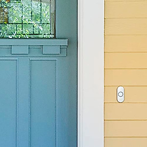 Honeywell Home RDWL917AX2000/E Doorbell Portable Wireless Doorbell & Push Button-9 Series, Blue