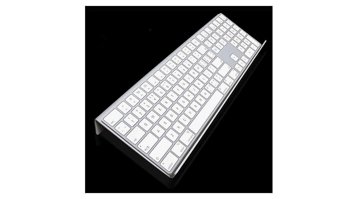 Ergonomic Acrylic Keyboard Stand for Comfortable Typing & Gaming