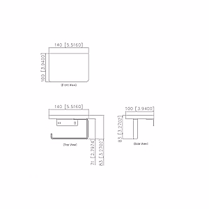 KAISERAUM Toilet Paper Holder with Mock Marble Shelf, Wall-Mounted Tissue Paper Roll Holder with Phone Shelf, GV-129-1, Chrome, Max Toilet Paper Roll Size (4.13x5.5 inch)