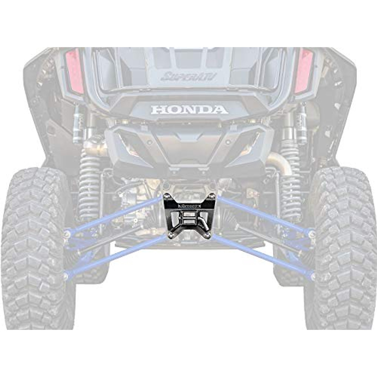 SuperATV 2" Rear Receiver Hitch for 2019+ Honda Talon 1000R / 2019+ Honda Talon 1000X / 2020+ Honda Talon 1000X-4 | Includes Cotter Pin & Hitch Pin | 3/16” Heavy-Duty Steel | Tow up to 1500 Lbs.