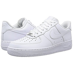 Nike Air Force 1 '07 Low Mens Basketball Shoes (10 Medium, White)