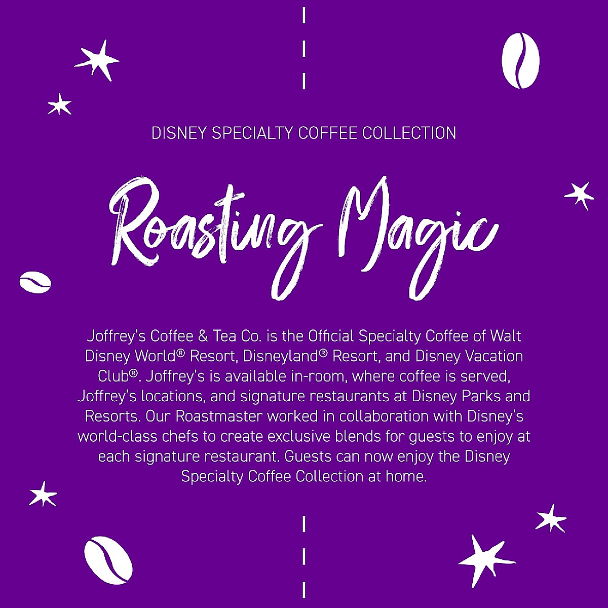 Joffrey's Coffee - Disney French Roast Blend, Artisan Dark Roast, Arabica Coffee Beans, Full-Bodied Blend, Hints of Caramel & Chocolate, Keurig 2.0 Compatible (Single Serve, 24 Count)