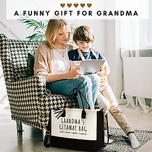 Grandma Gifts - Gifts for Grandma from Granddaughter, Grandson, Grandkids, Grandchildren - Mothers Day Gifts for Grandma, Grandma Birthday Gifts, Valentines, Christmas Gifts for Grandma - Tote Bag
