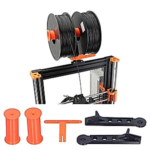 Filaments Spool Holder, 3D Printer Filament Bracket Durable High Hardness Double Rack Accurate for PRUSA I3 MK3S Bear
