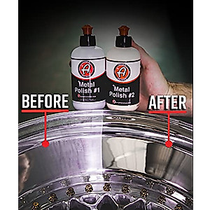 Adam's Metal Polish #2 - Part Two of Our Two Step Metal Polishing System That Adds The Finishing Touch to Metal, Steel & Chrome Surfaces