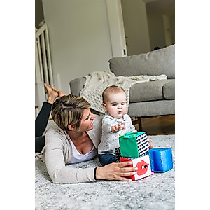 Baby Einstein Explore & Discover Soft Blocks Toys, Ages 3 months +