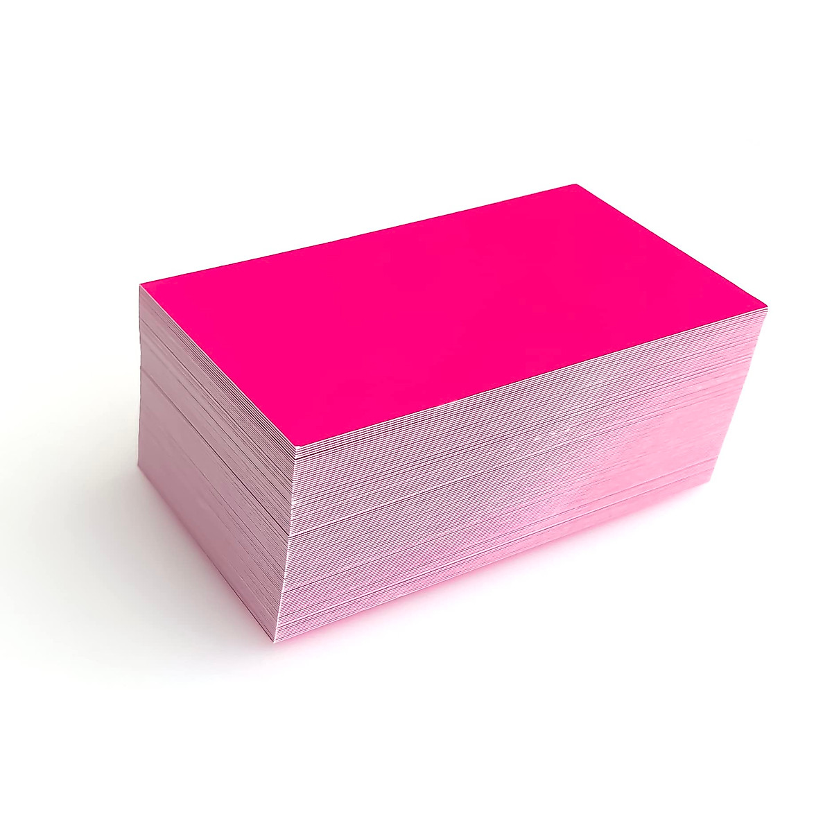 RXBC2011 Thank you for the support card Appreciation Notes Thanks card Package Insert for online business pack of 100 Letter print Hot pink