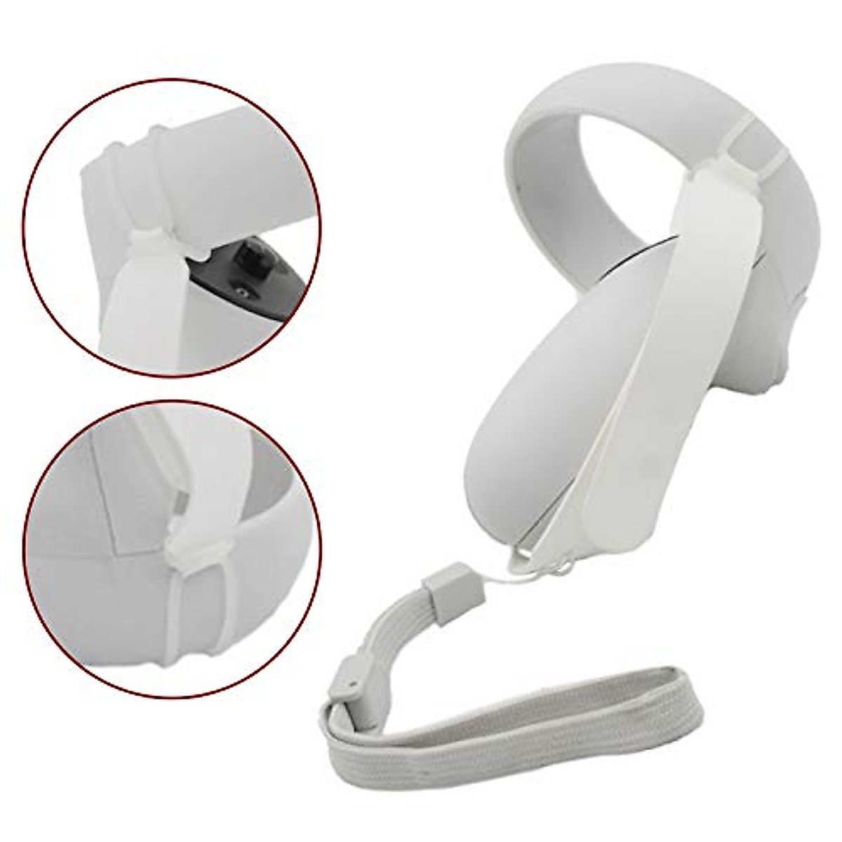 Mxzzand Anti‑Slip VR Controller Hand Strap VR Controller Wrist Belt,Compatible for Oculus Quest 2 Vr Controller,for Oculus Quest 2 VR Touch Controller