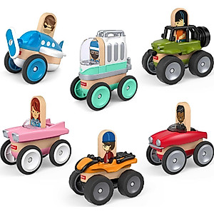 Fisher-Price Wonder Makers Design System Vehicle 6-Pack