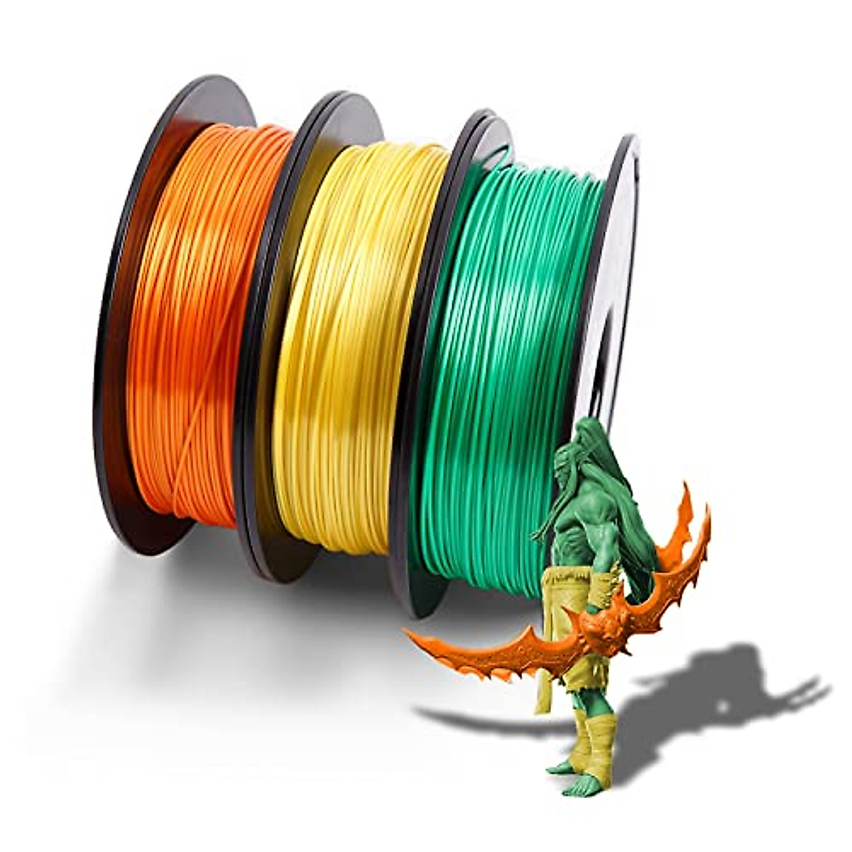 3DF Printing Filament – PLA 1.5KG X 3 Bundles of 3D Filaments for FDM 3D Printers | Filament 1.75mm | Dimensional Accuracy +/- 0.02mm | 0.5kg (1.1lbs) Spool | Pack of 9
