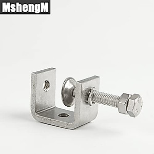 2Pcs C-Clamp 304 Stainless Steel G-Clamp Tiger Clamp Heavy Duty Woodworking Clamp Home Improvement And Automotive Repair Tools With Wide Jaw Openings (30MM)
