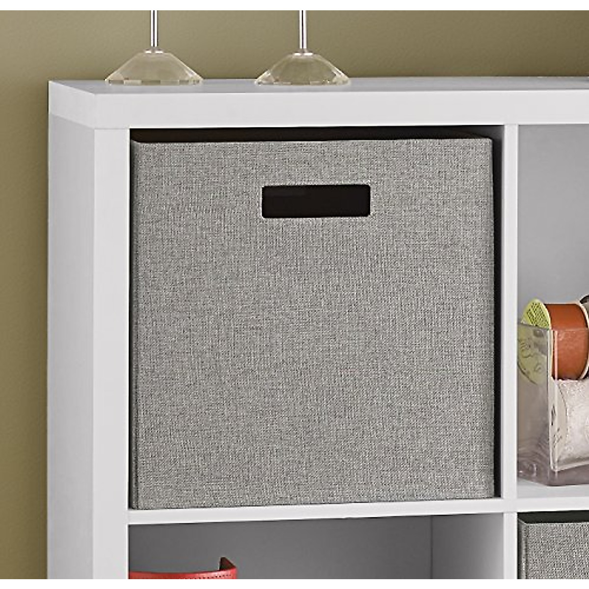 ClosetMaid 7116 Decorative Fabric Storage Bin, Gray
