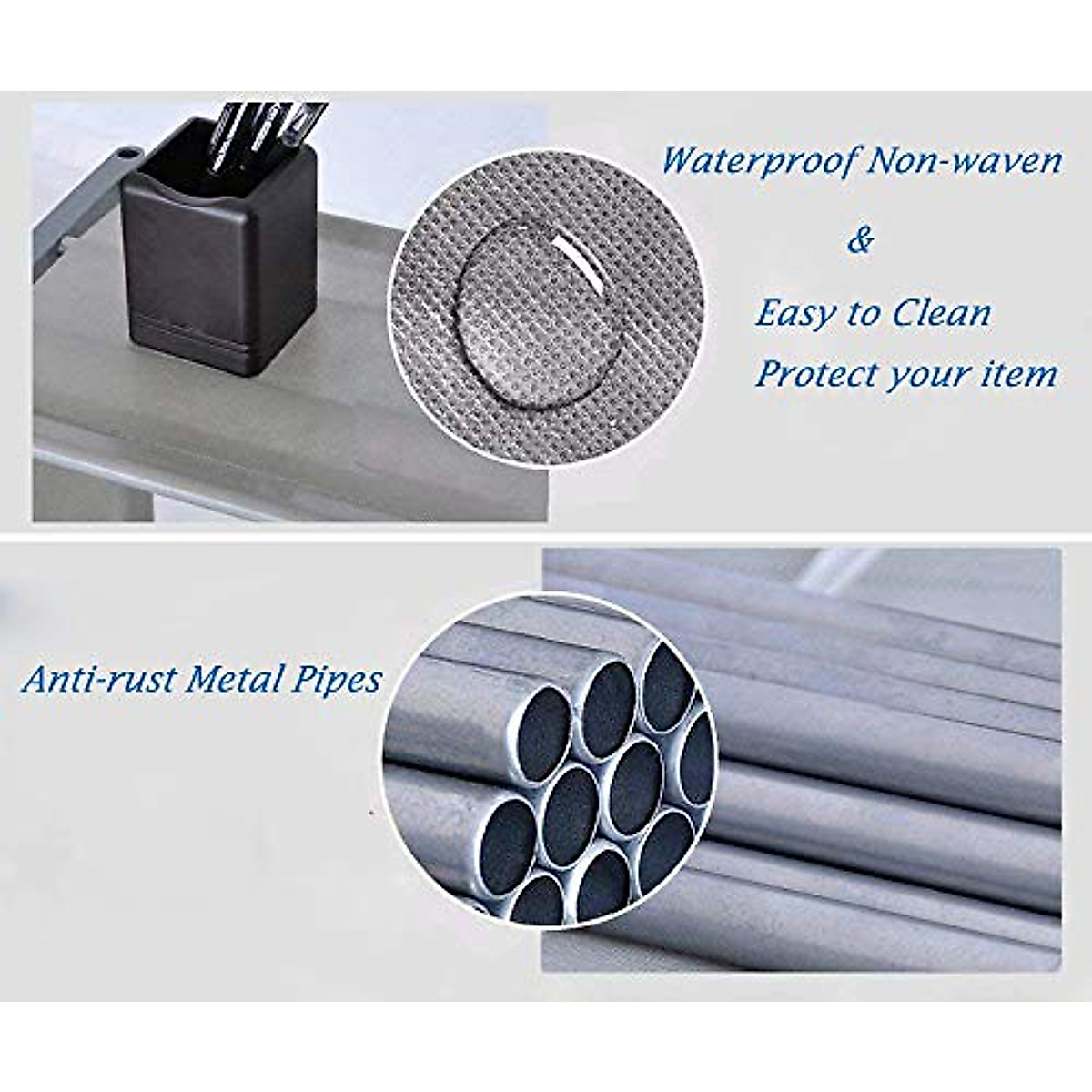 HOSTARME Bookshelf Kids 9 Cube Book Shelf Organizer Bookcase DIY for Bedroom Classroom Office (Greyness)