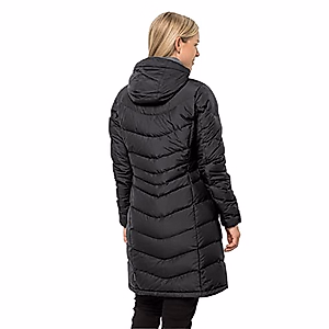 Jack Wolfskin Womens Selenium Coat, Black, XL