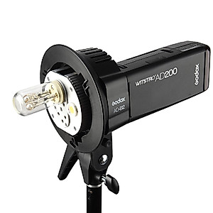 Godox AD-B2 Flash Bracket for AD200 AD200Pro Dual Power Twin Head Bowens Mount to Install 2 Godox AD200 AD200Pro Pocket Flashes or Flashpoint eVOLV 200 Speedlight to Achieve 400W Power Output