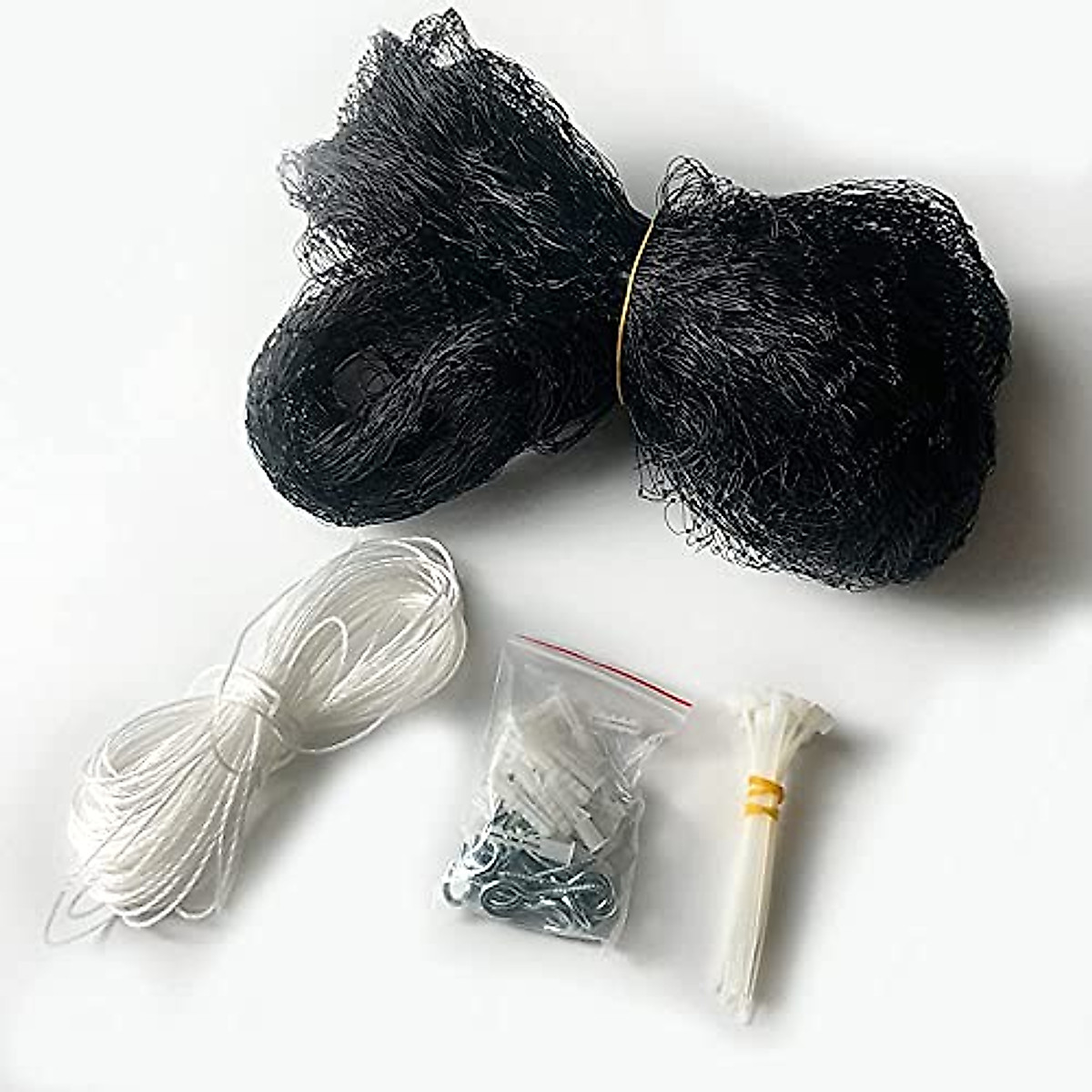 YOKMO Cat Balcony Rail Net Cat Anti-Fall Netting Pet Balcony Mesh Fence Net Dog Fence Nets Black Nylon Pets Anti-Fall Mesh Fence, 10 x 20ft