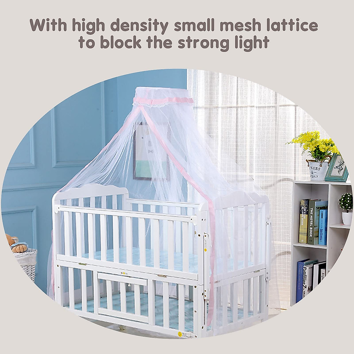 SH-RuiDu 1PC Crib Dome Net Baby Child Mosquito Net Newborn Foldable Mosquito Mesh Net