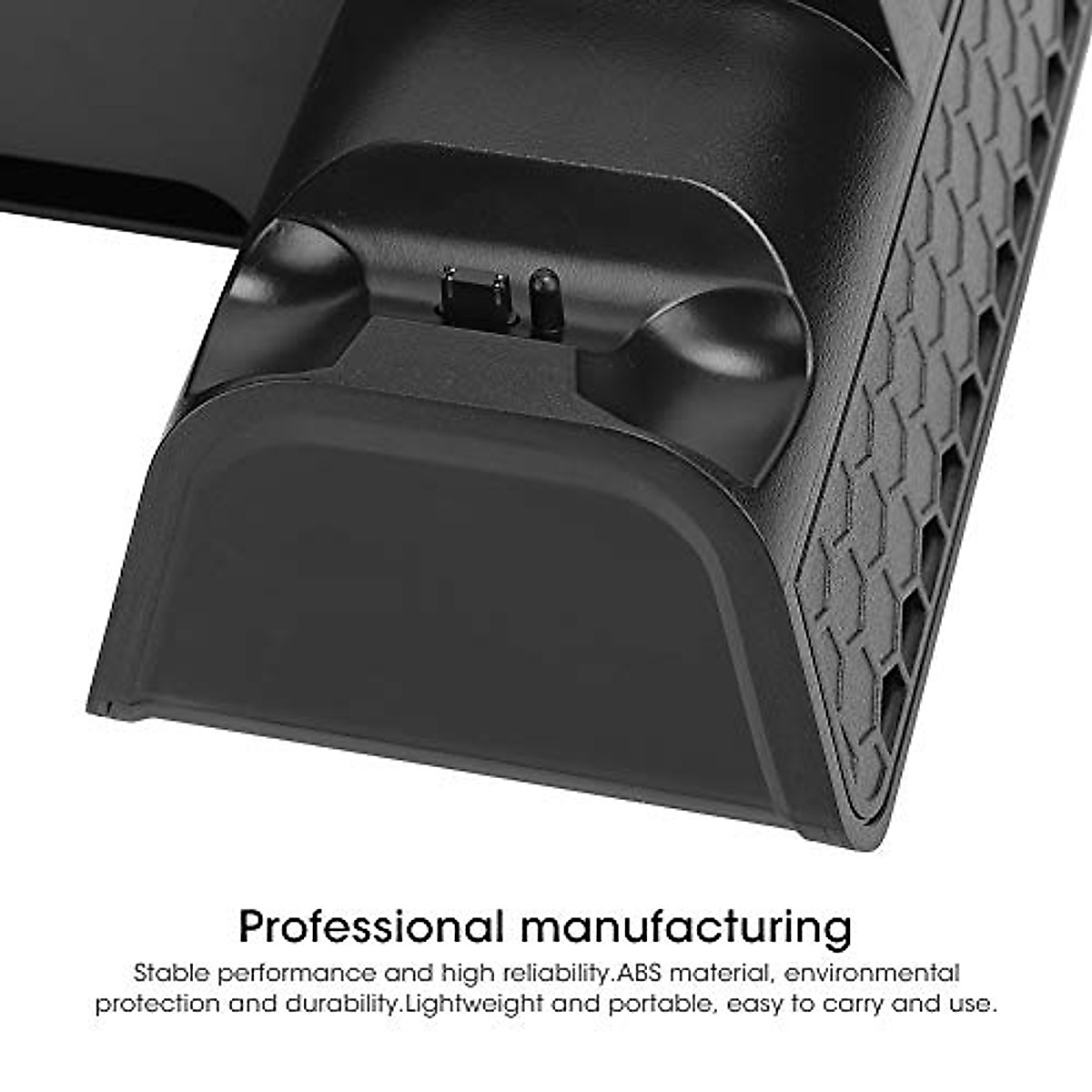 Bewinner1 for PS4 Stand Cooling Fan, Multi-Function Cooling Heat Dissipation Bracket Fan Card Rack Game Machine Charging Dock Station for PS4 Handle Gamepad