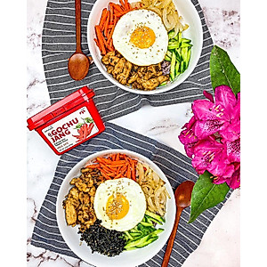 Maeil Spicy Korean Gochujang Paste [ Hot Pepper Paste ] Traditional Fermented Chili Pepper Paste, Perfect Jang Sauce for Dips and Marinades [ Korean Chili Paste] 500g