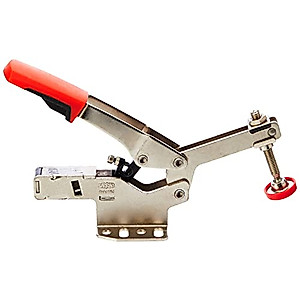 BESSEY STC-HH70 Horizontal Auto-Adjust Toggle Nickel Plated Clamp, Silver